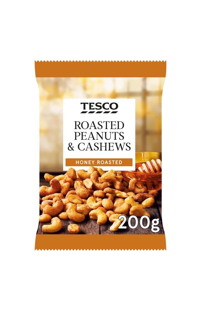 Tesco roasted peanut and cashew honey roasted – LIAM MART
